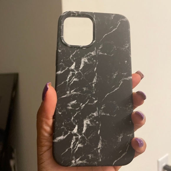 Cell Phones & Accessories | Iphone 12 Pro Max Black Marble Case | Poshmark